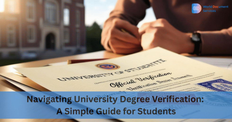 Navigating University Degree Verification: A Simple Guide for Students - World Document Services