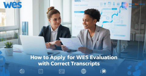 How to Apply for WES Evaluation with Correct Transcripts - World Document Services